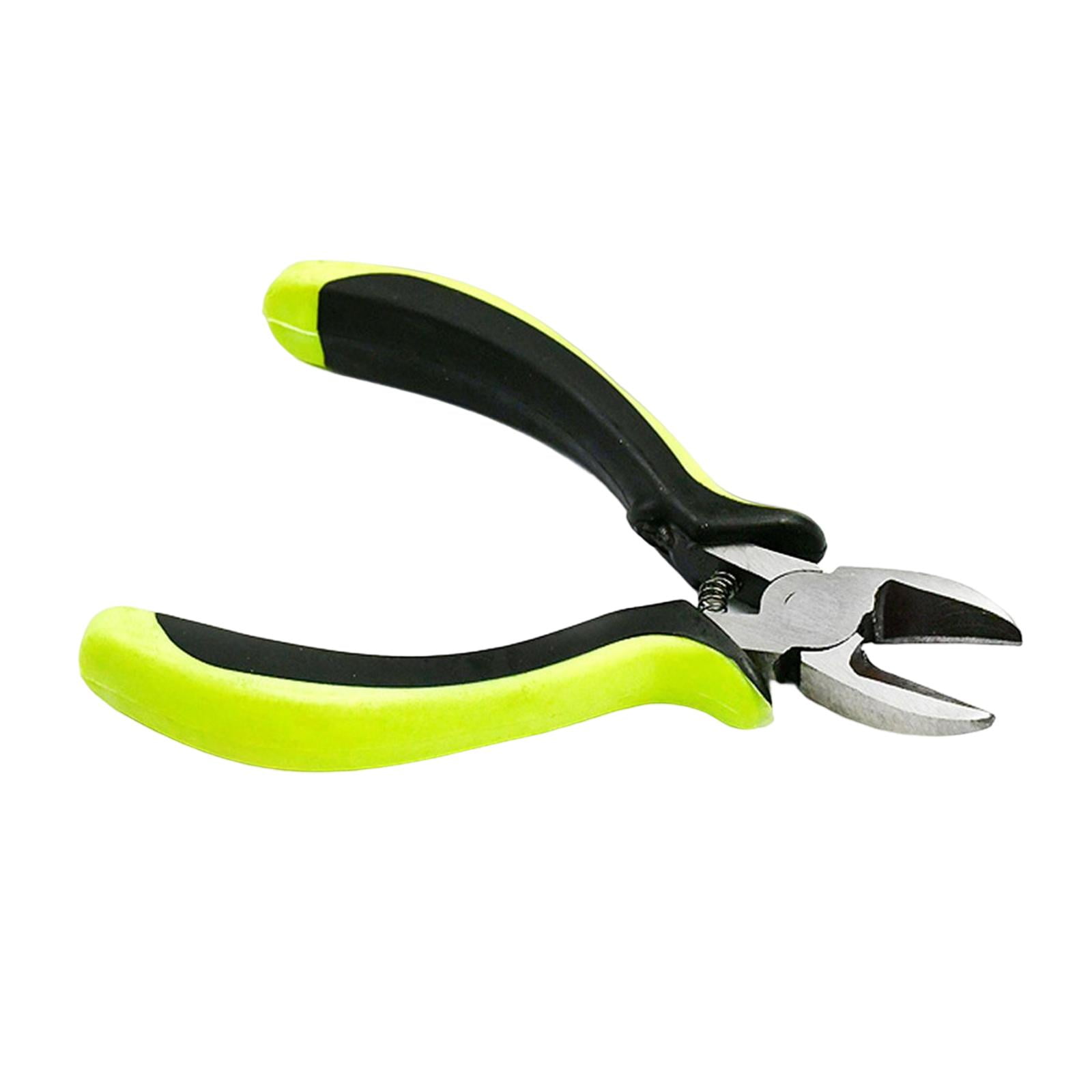 4.5 inch Diagonal Cutting Pliers, Non Slip Jewelry Beaded Hand Pliers ...