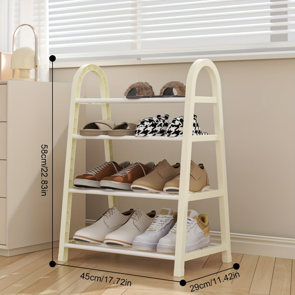 4/5 layer metal shoe rack organizer, independent A-shaped shoe rack to ...