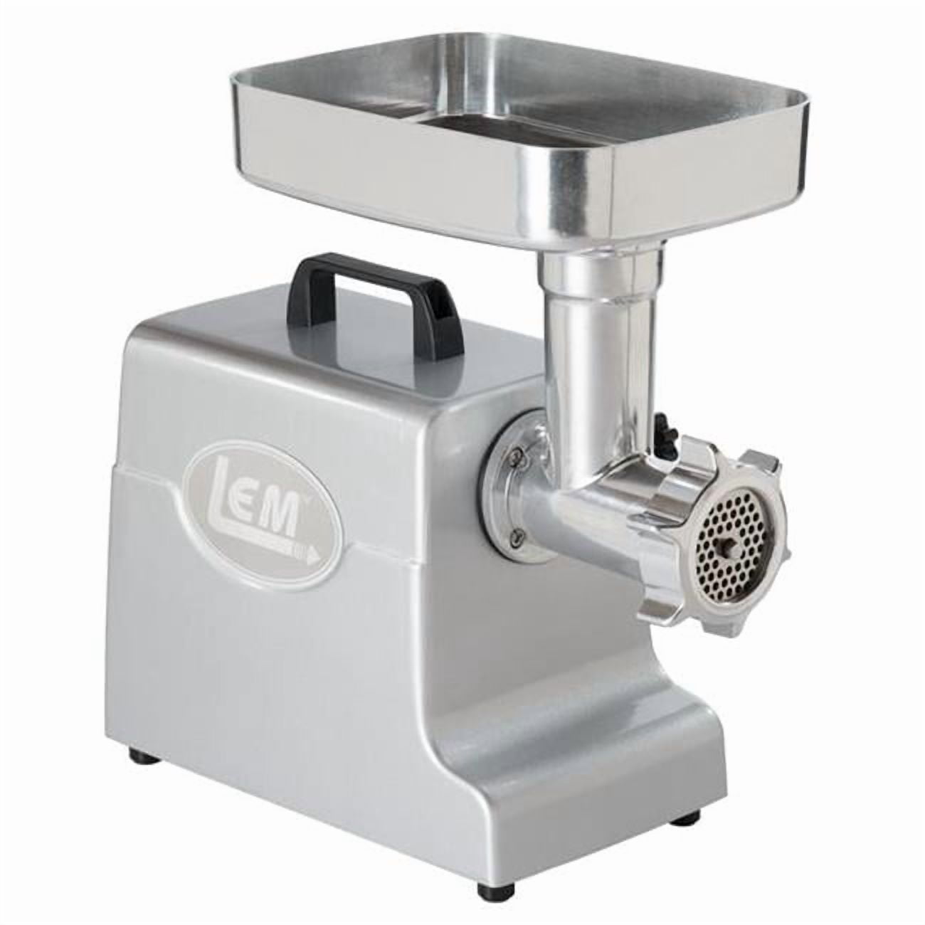 4.5 lbs Mighty Bite 1 Speed Meat Grinder, Brushed Nickel & Silver ...