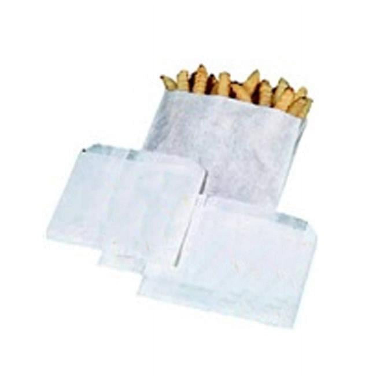 4.5 x 4.5 in. Grease Resistant French Fry Bag, Plain - Pack of 2000 ...