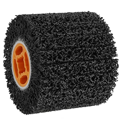 4.5 x 4 Inch 40 Grit Abrasive Drawing Wheel, 3/4 Inch Wire Polishing ...
