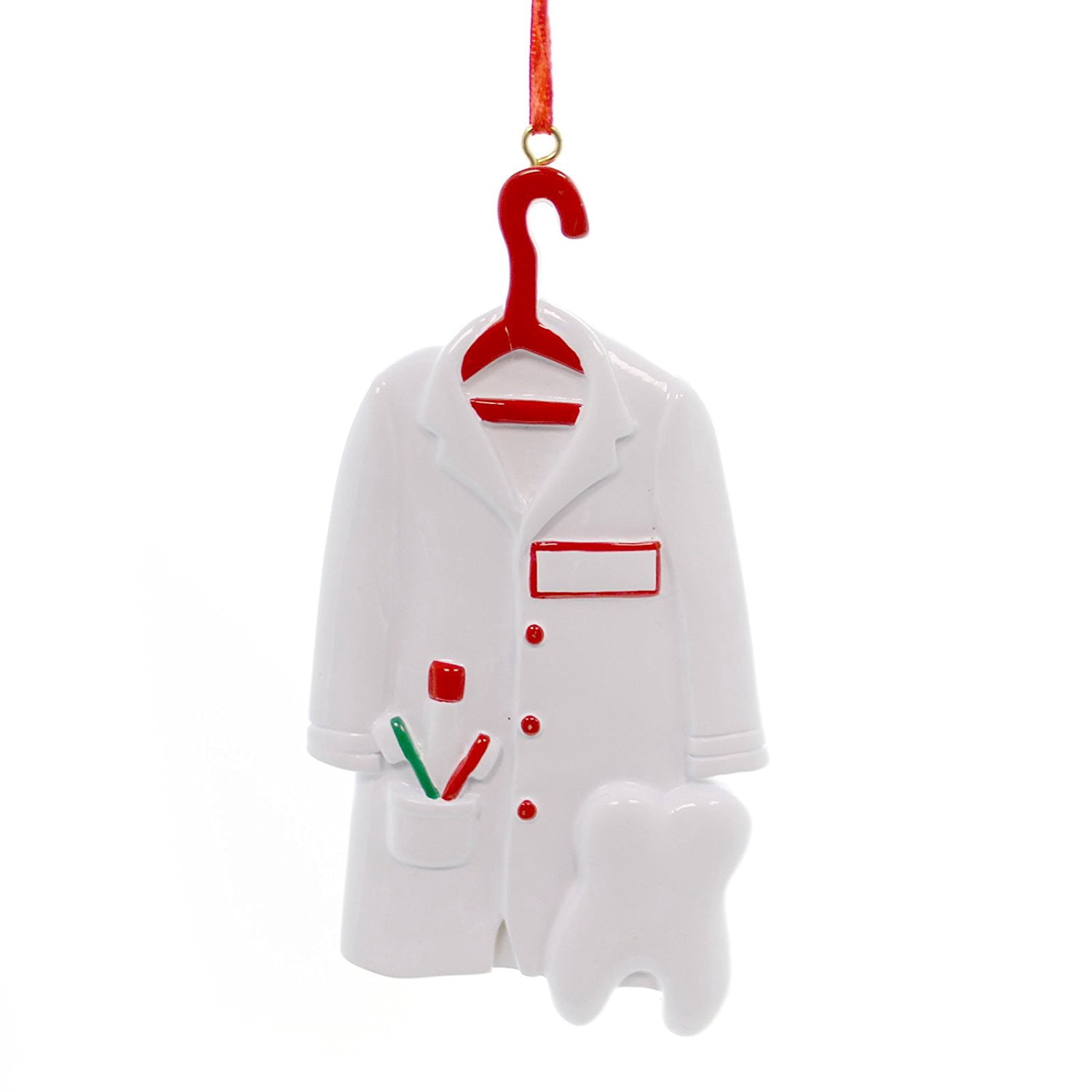 4.50In Dentist Coat Ornament, Polyresin, Dds Tooth Doctor 49 - Walmart.com