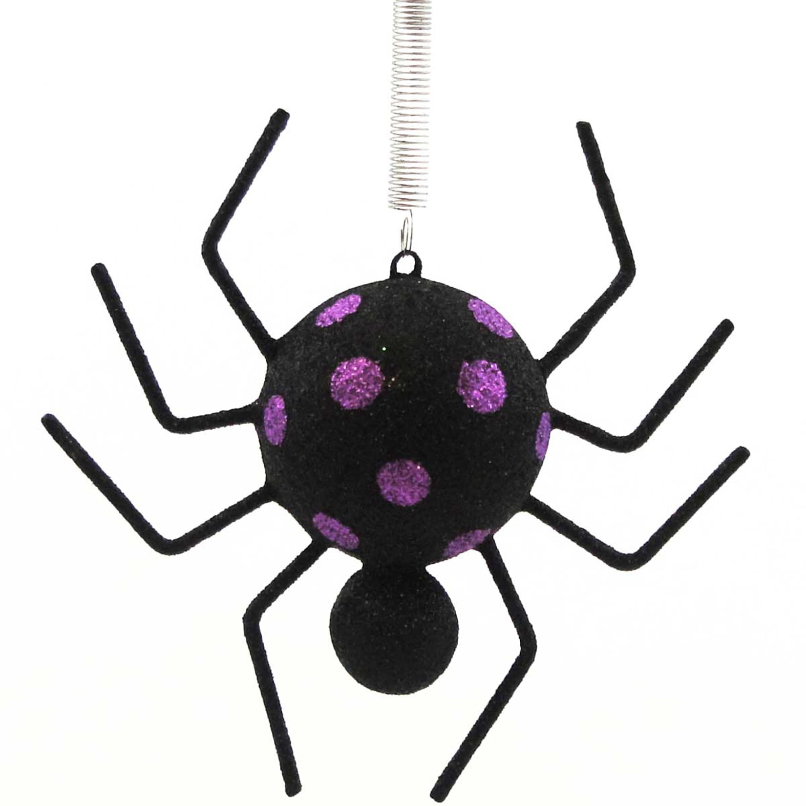 4.50In Spotted Spider Ornament, Resin, Spring Purple Bb0002 Purple ...