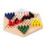 Point Games Classic Checkers Board Game - Interlocking Pieces with ...