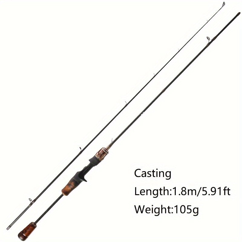 4.53FT/4.92FT/5.51FT/5.91FT Premium Carbon Fiber Fishing Rod with UL ...