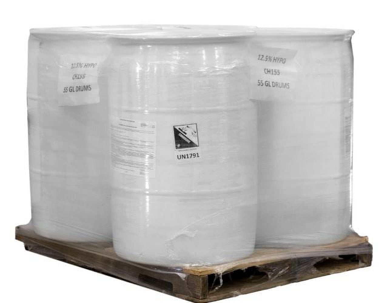 4 - 55 Gallon Drums | Bulk Liquid Chlorine (Sodium Hypochlorite 12.5-15 ...