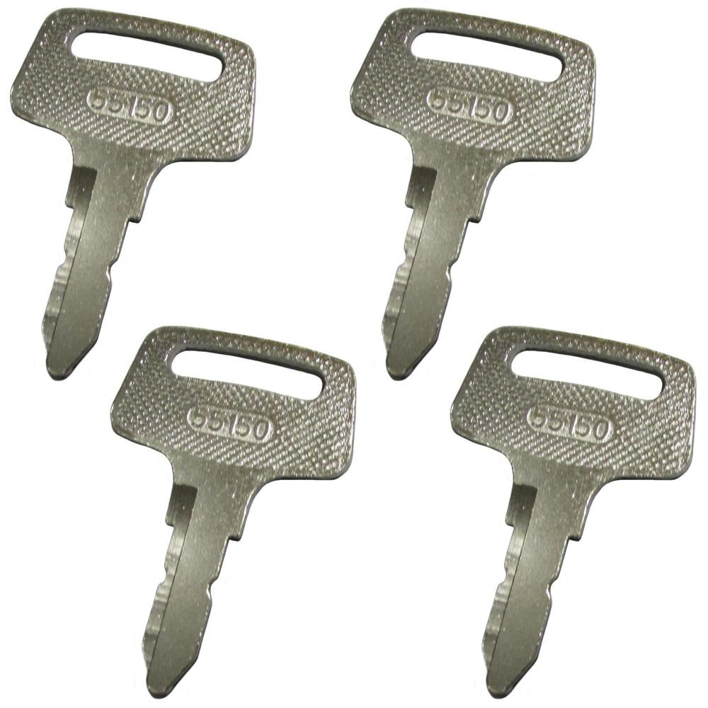 RAParts (4) 55150 Ignition Start Starter Keys to Fits Kubota Mower ...