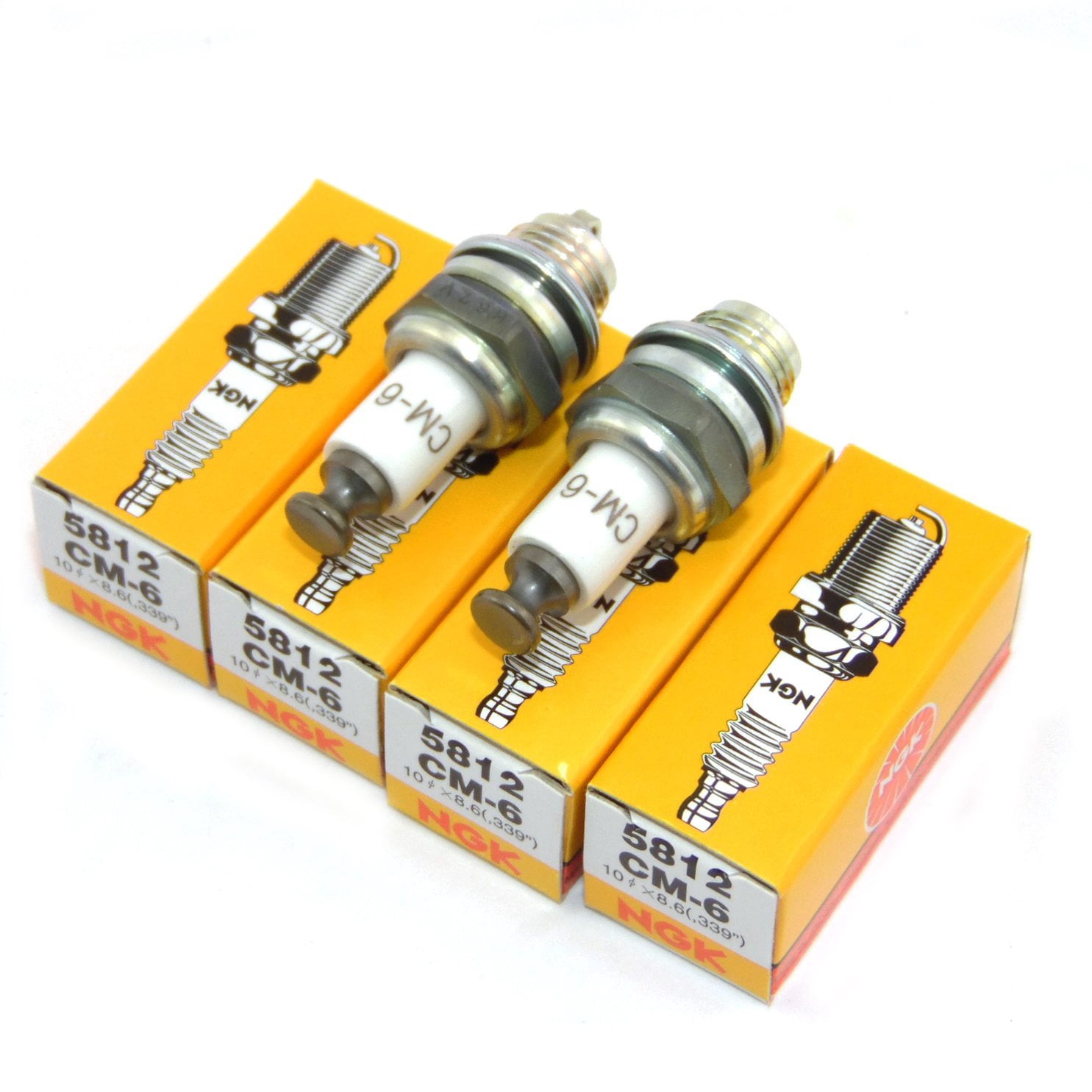 (4) 5812 NGK CM-6 - Walmart.com