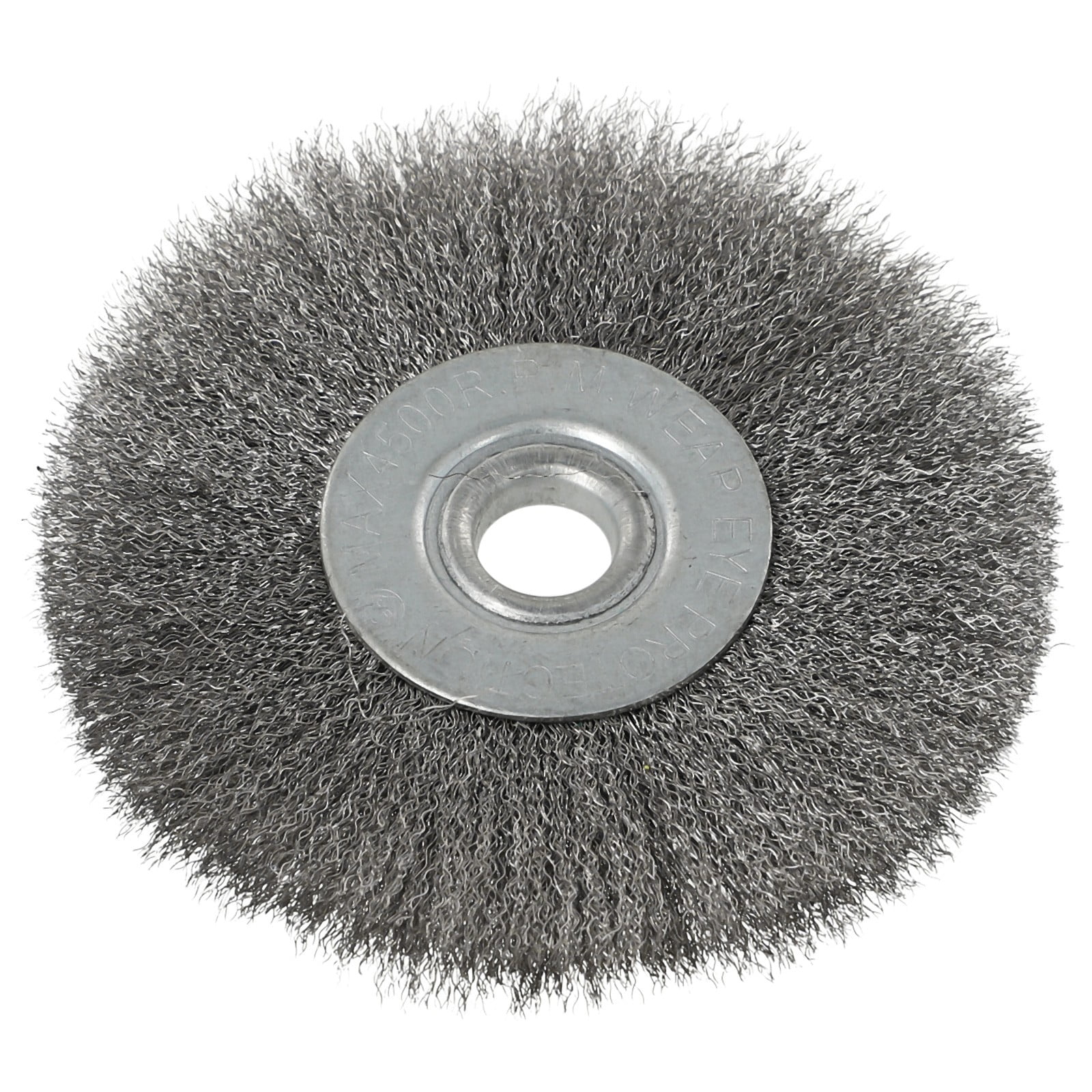 4.5In Flat Crimped Stainless Steel Wire Wheel Brush for AngleGrinder 0 ...