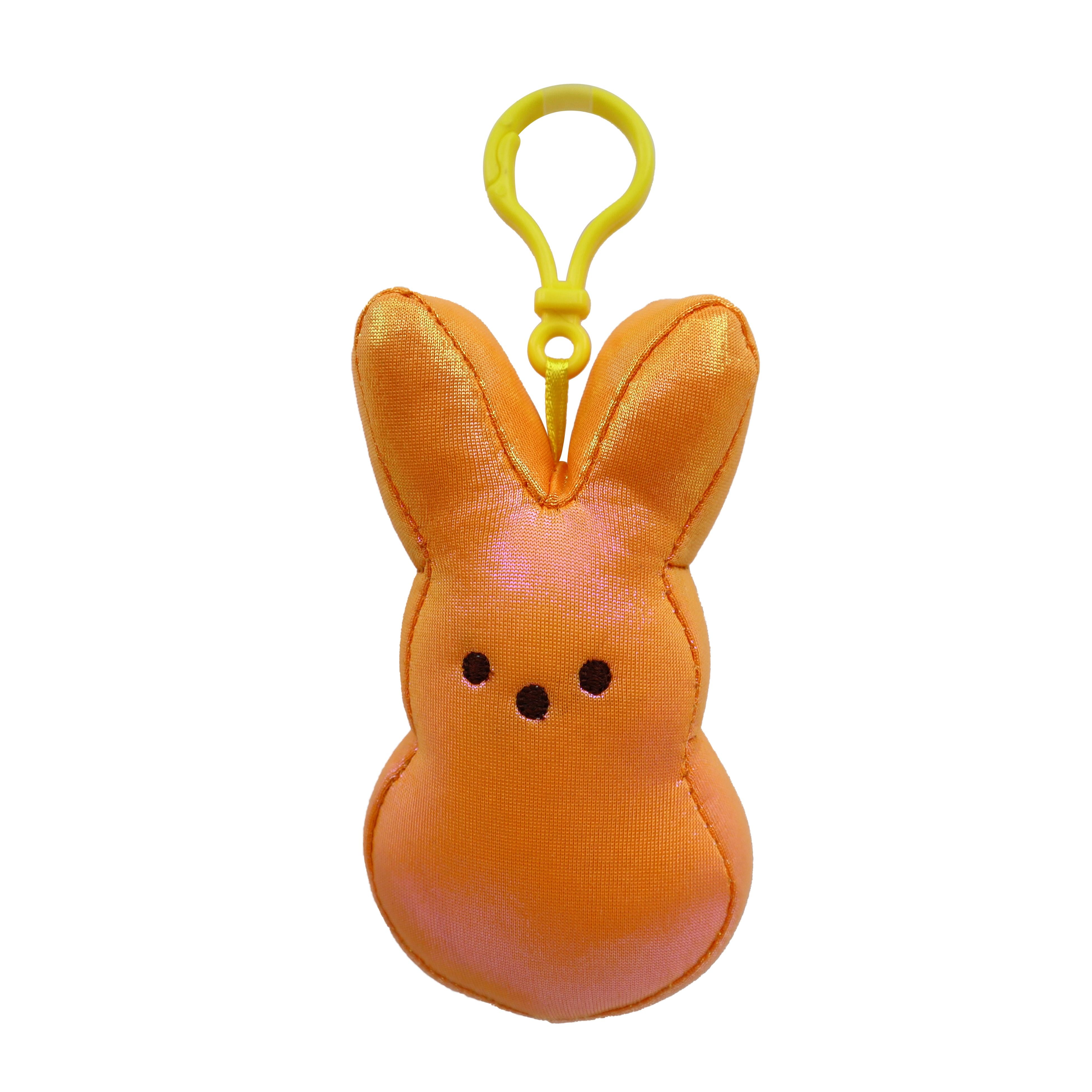 4.5In Orange Peeps Plush Keychain for Adult and Child, Easter - Walmart.com