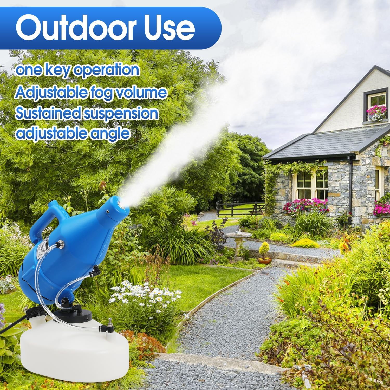 4.5L (1.2 Gallon) Electric ULV Portable Fogger Sprayer Machine Spraying ...