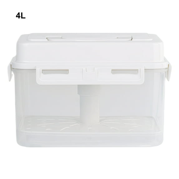 4/5L Pickle Jar with Press Plate Leakproof Kitchen Organizer Bins For ...