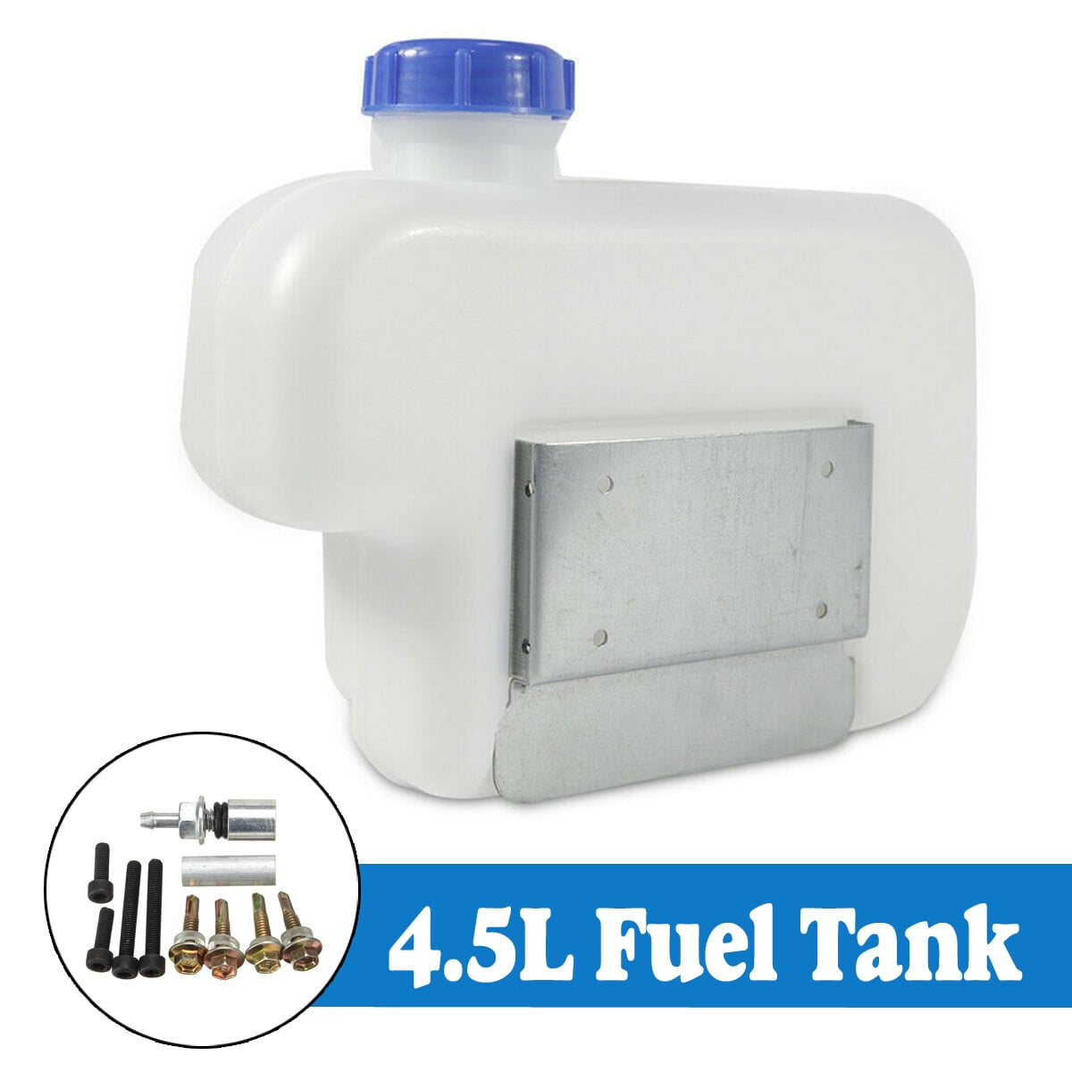 4.5L Plastic Fuel Oil Gasoline Tank Kit For Car Truck Air Diesel ...