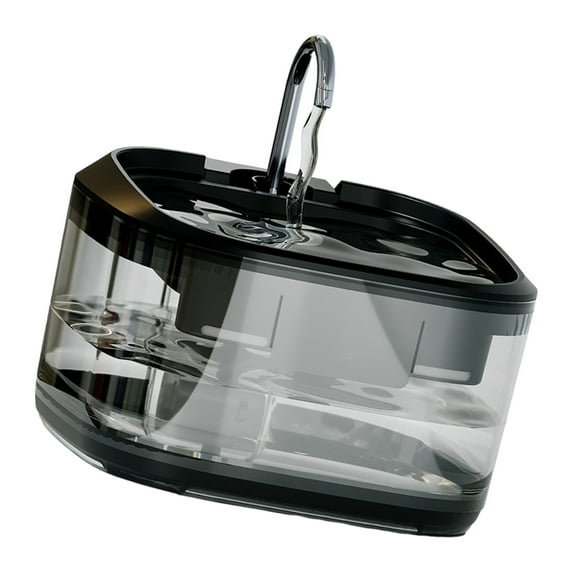 4.5L Quiet Pet Drinking Fountain Stainless Steel Design Automatic ...