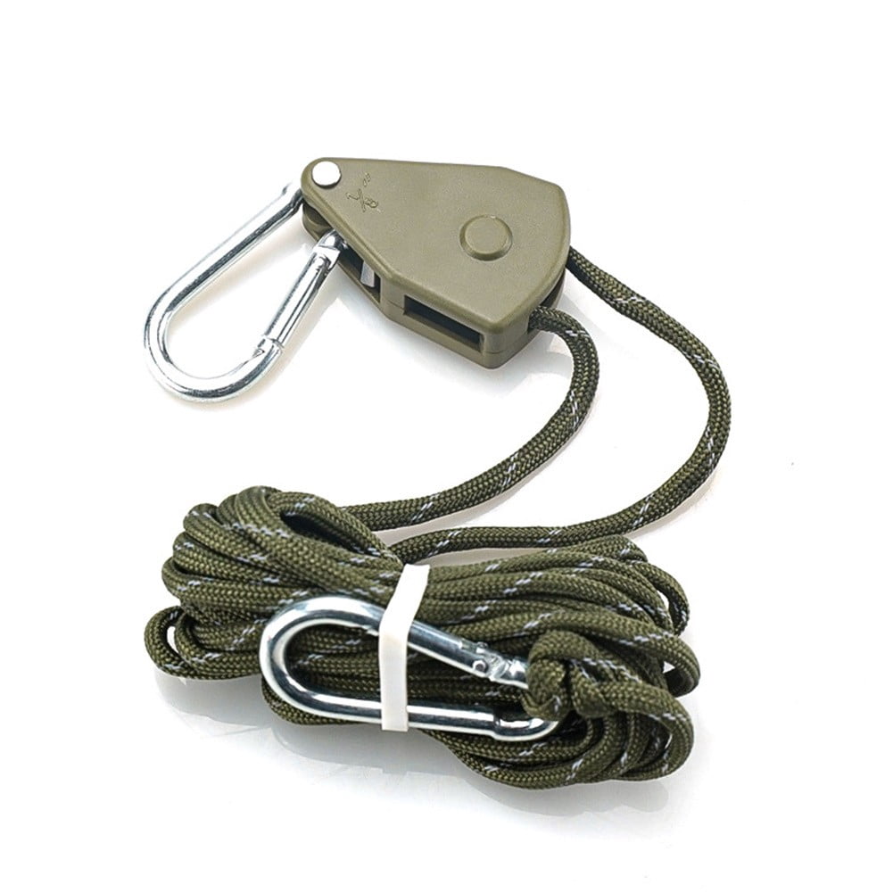 4/5M Adjustable Lanyard Hanging For Tent Rope Hanger Pulley Lifting ...