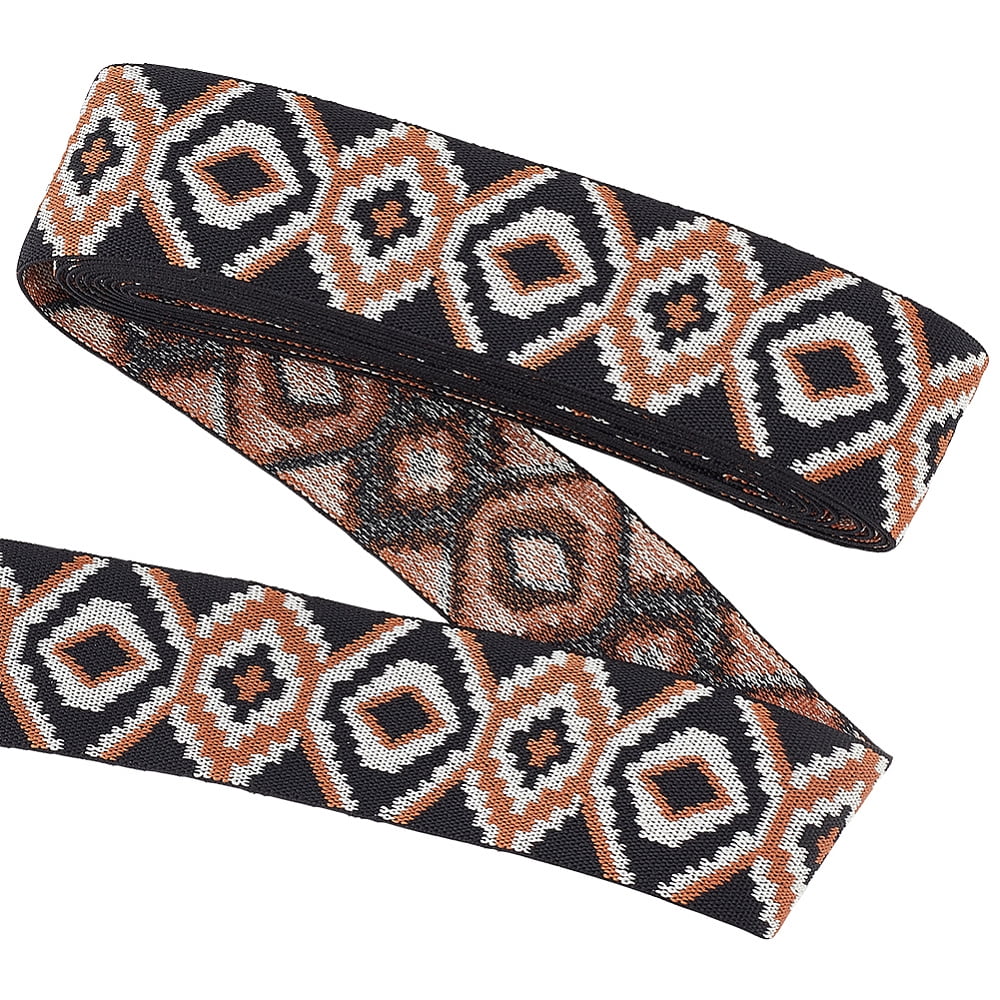 4.5M Ethnic Style Nylon Elastic Band 50mm Wide Sewing Elastic Bands ...