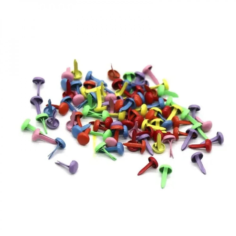 4.5MM/8MM Round Metal Mini Brads Studs Spike for Scrapbooking ...