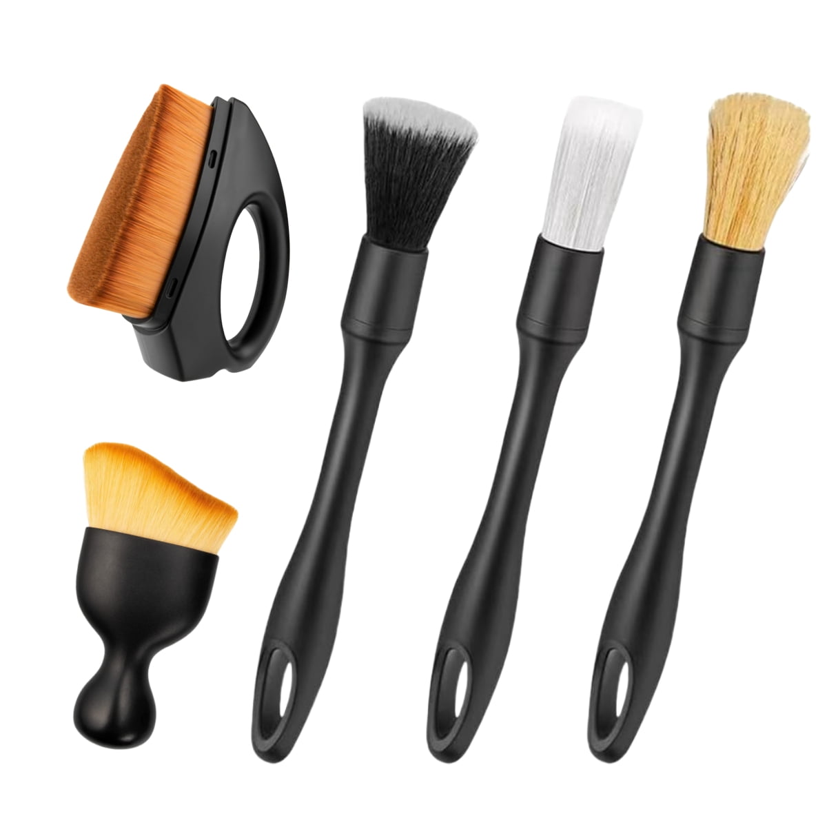 4-5PCS Car Detailing Brush Set Air Conditioning Vent Clean Crevice ...