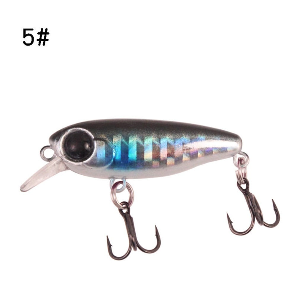 4.5Cm/2.5G Mini Floating Water Mino Luya Hard Bait Short Tongue Bait ...