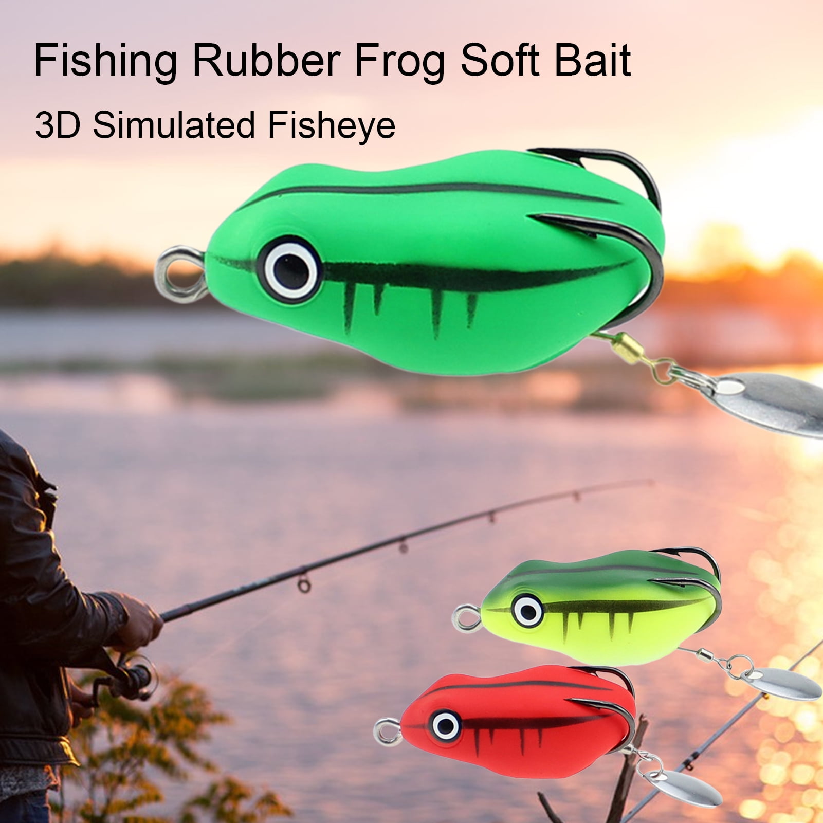 4.5cm/8.5g Lure Soft Bait Sharp Hook Simulation Bite Resistant Angling ...