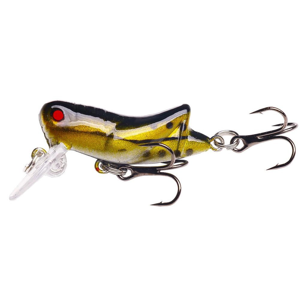 4.5cm Bionic Wasp Insect Bait Fly Fishing Lures Topwater Trout T UK ...