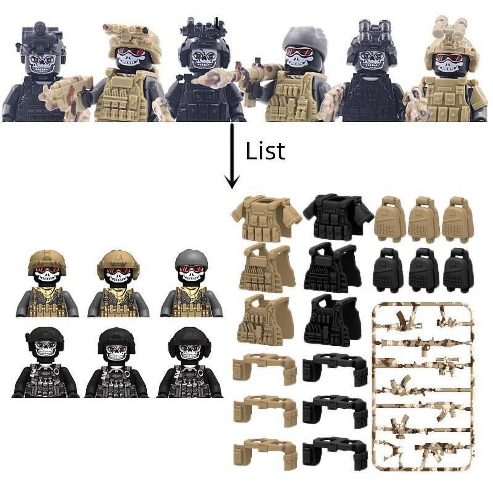 4.5cm heigh Ghost Special Forces Building Blocks Modern Camouflage ...
