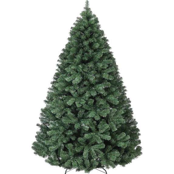 4.5ft Artificial Christmas Tree, Full Green Xmas Tree with 380 Branch ...