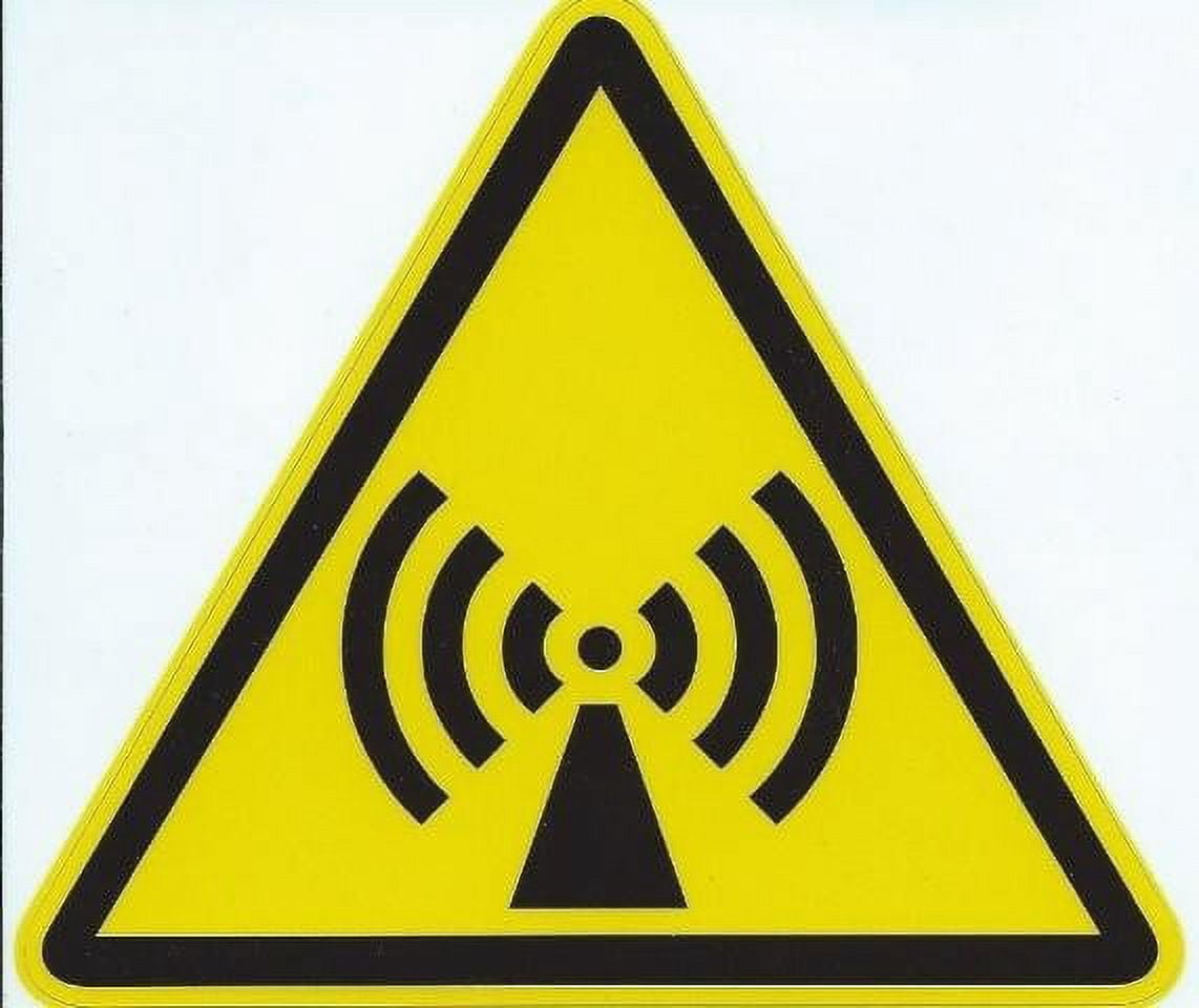 4.5in x 4in Antenna Radiation Sign Decal Sticker Business Signs Decals ...