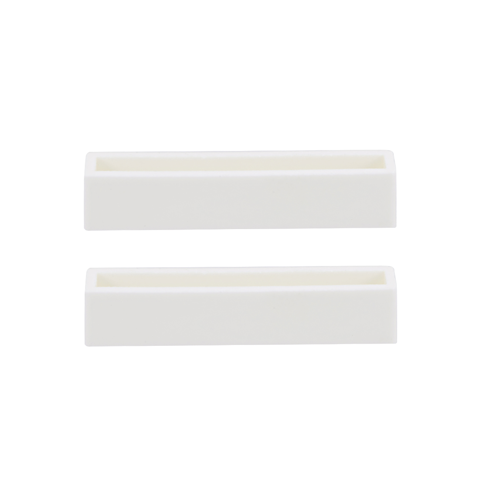 4.5ml 63x13x13mm Alumina Crucible Boat Sample Holder Furnaces 2 Pack ...