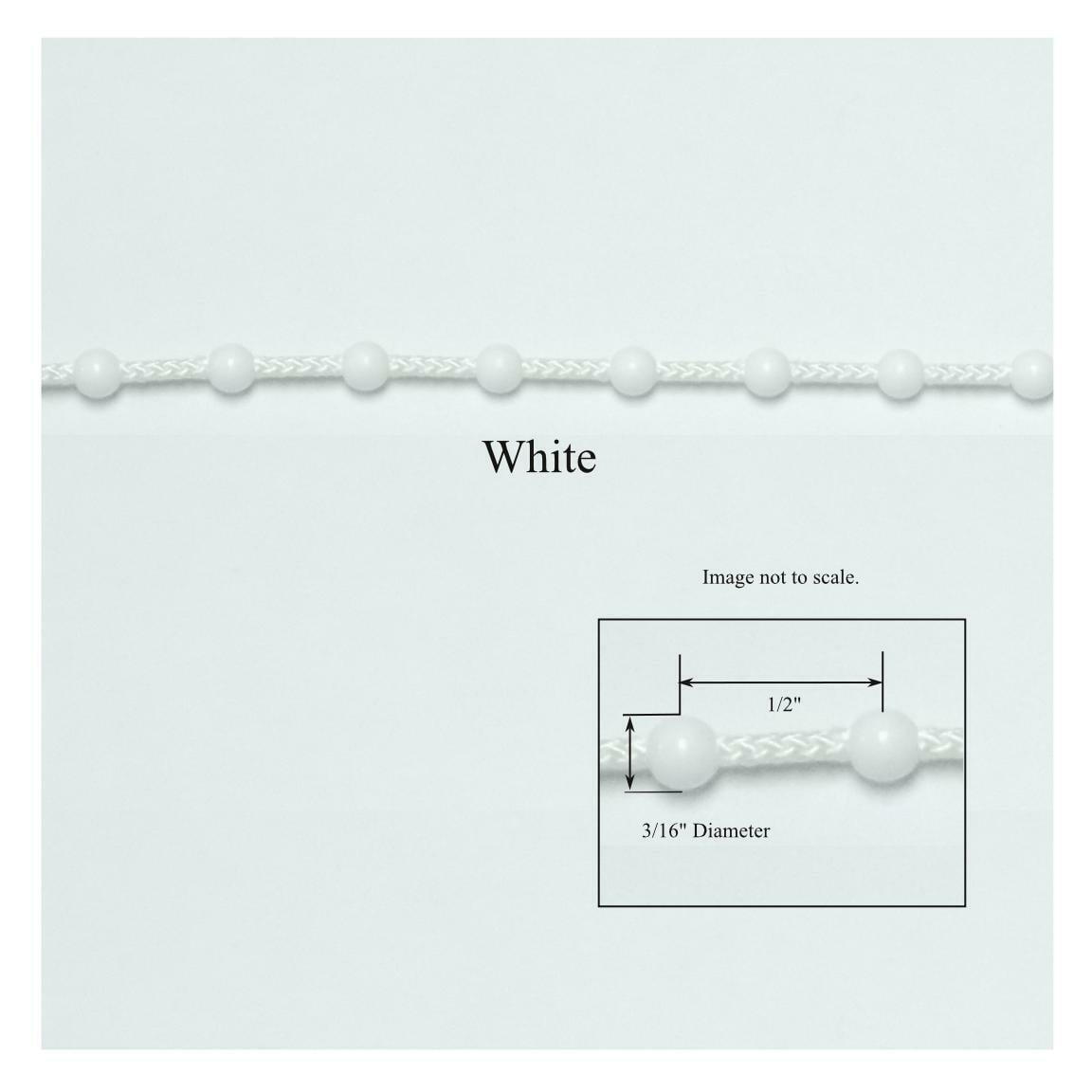 4.5mm #10 Plastic Bead Chain for Clutch Roller Shades ~ 10 feet with Connector - Walmart.com