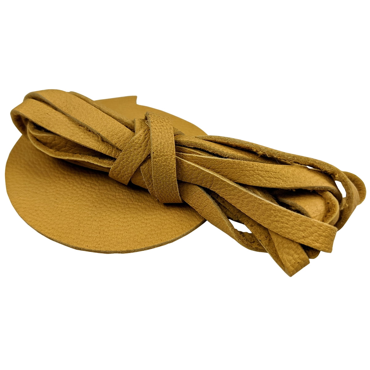 4.5mm (3/16") Deer Tan Goat Lace Indian Tan - Walmart Business Supplies
