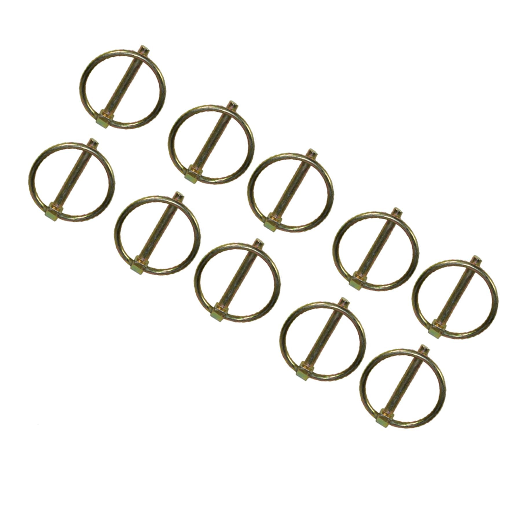 4.5mm Lynch Pins Clip Clamp (linchpin) Linkage Locking Pin 10pc Tractor ...