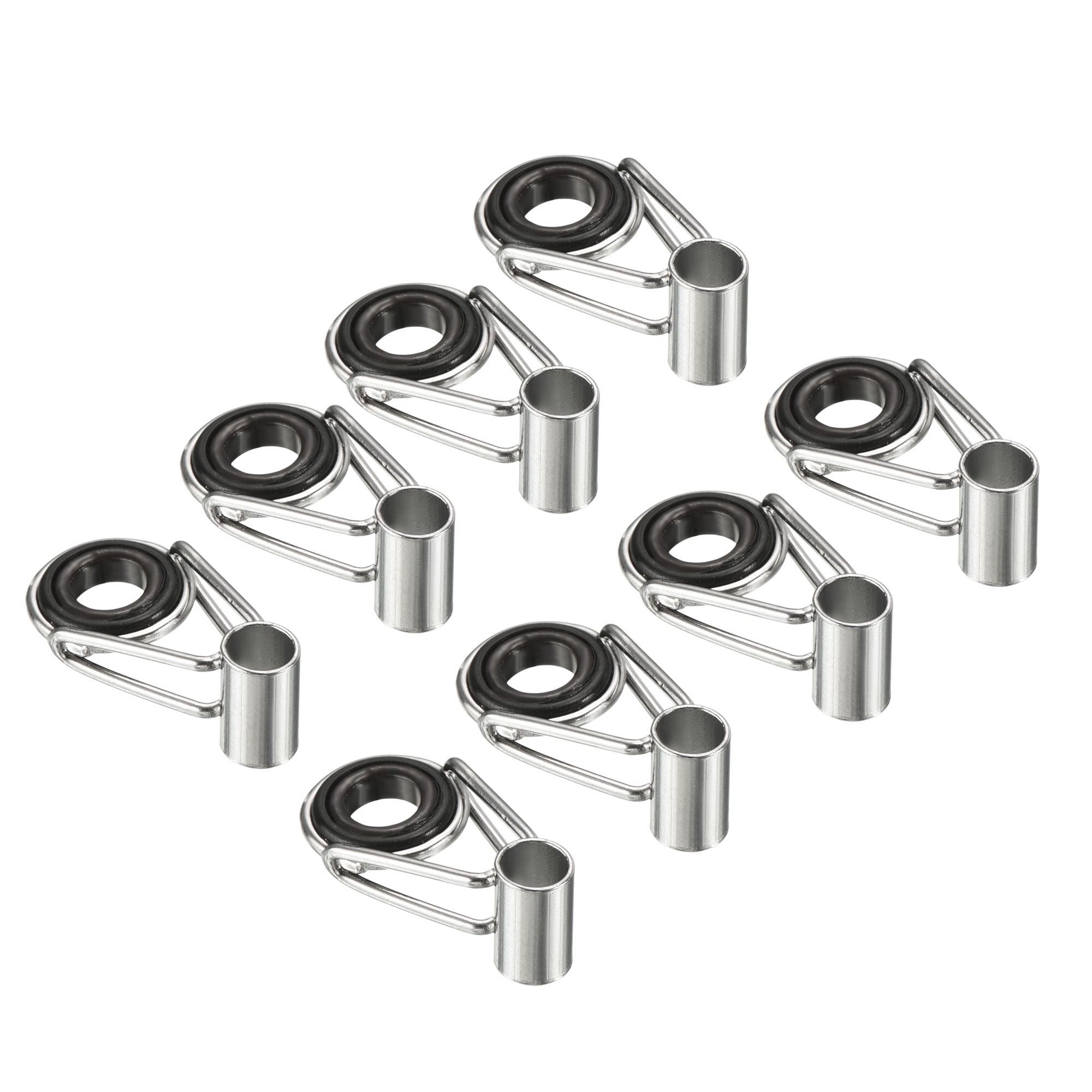 4.5mm Tube Dia Iron Fishing Rod Guide Repair Kit Line Ring Replacement ...