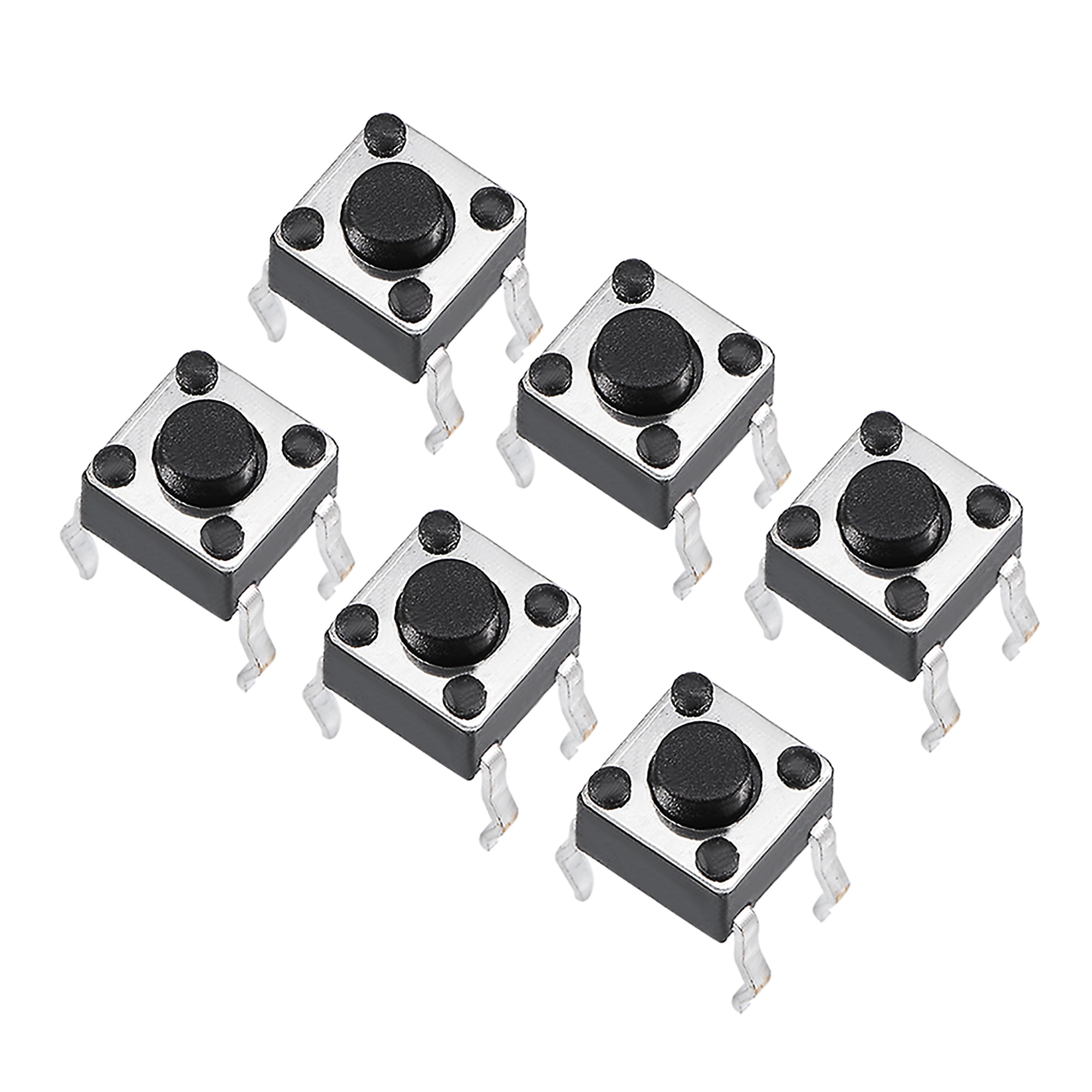 4.5x4.5x3.8mm Panel PCB Momentary Tactile Tact Push Button Switch DIP ...