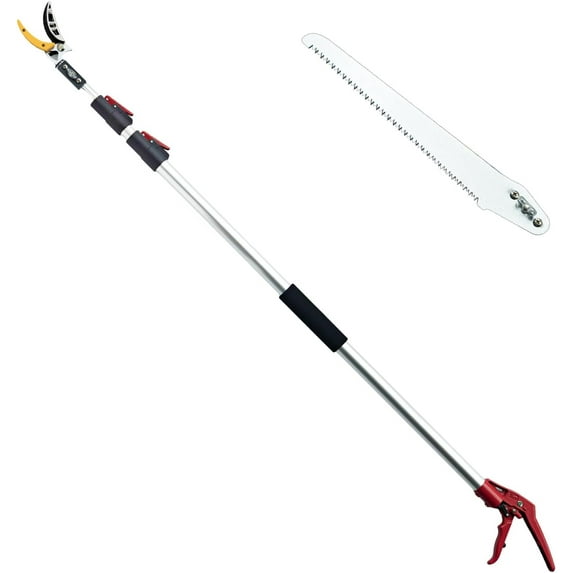 4.6-10 Ft Tree Trimmers Long Handle Pruner with Long Reach Pole Saw ...