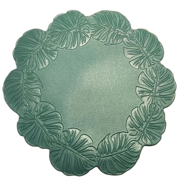 4/6/12PCS Kitchen Table Mat Waterproof Faux Leather Table Placemats For ...
