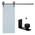 4-6.6FT Sliding Barn Door Hardware Kit 122cm-203cm Rail System ...
