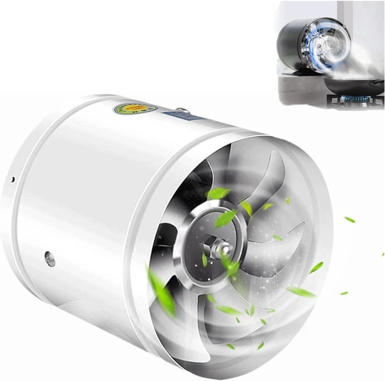 4/6/8/10 Inch Pipe Exhaust Fan,Low Noise Inline Duct Booster Exhaust ...