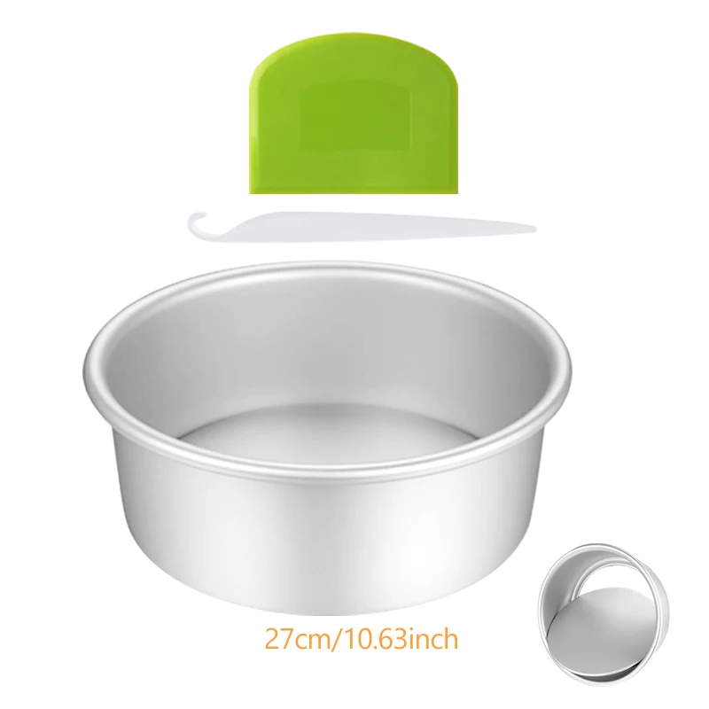 4/6/8/10 Inch Round Aluminum Cake Pan Removable Bottom With Bowl ...