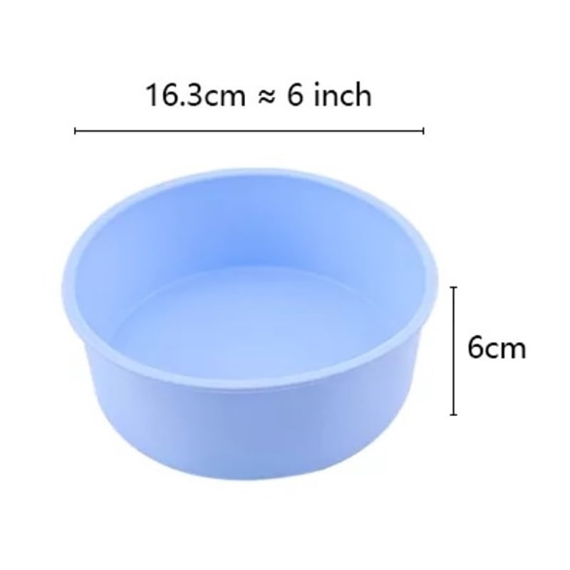 4/6/8/10 Inch Silicone Cake Mold Round Chocolate Molds Baking Dishes ...