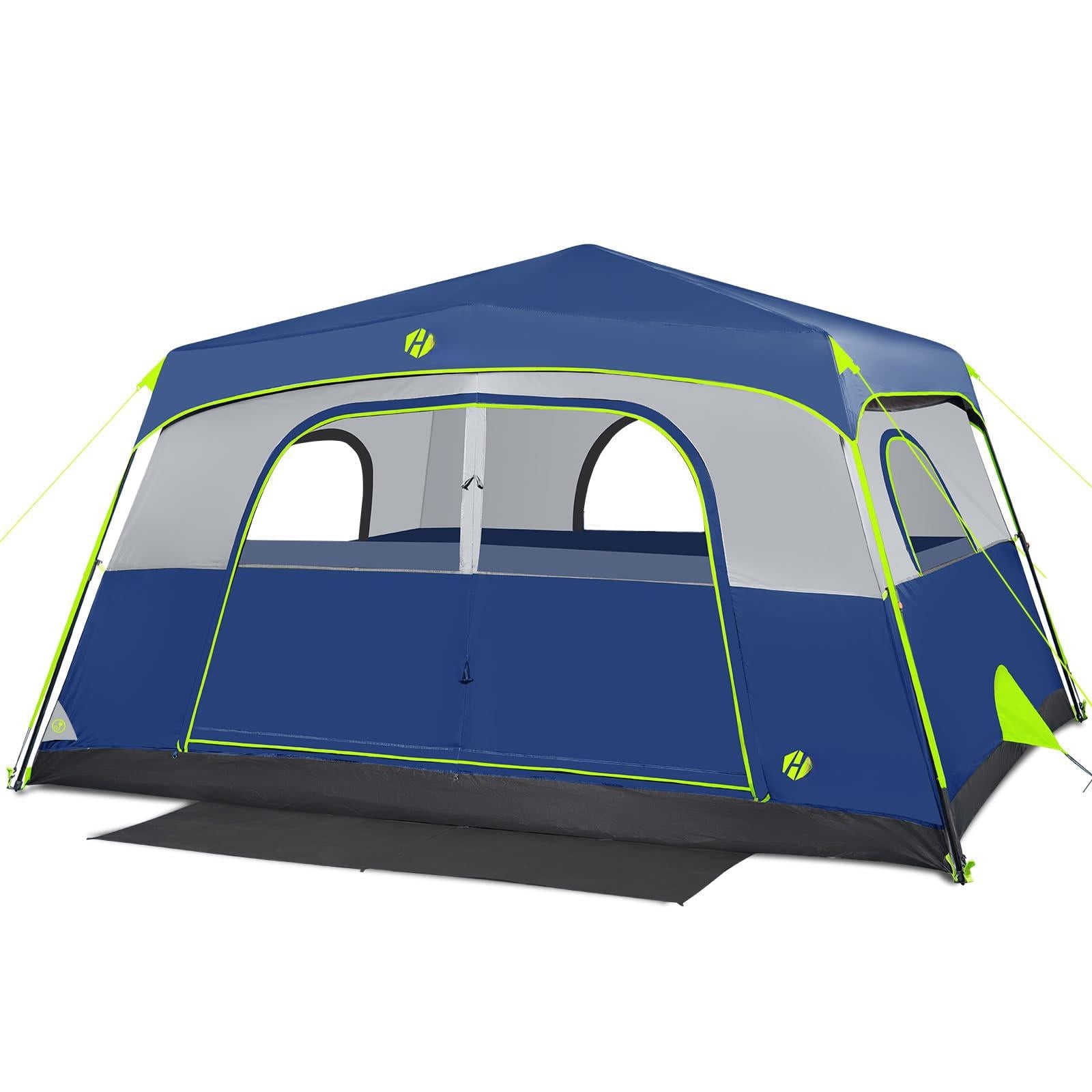 4/6/8/10 Person Instant Tent Waterproof Pop Up Tents For Camping With ...