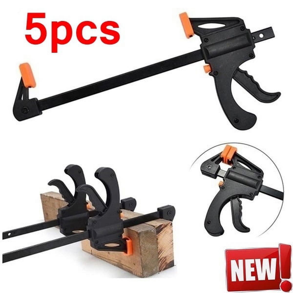 4/6/8/10 inch woodworking bar f clamp clip grip ratchet release diy ...