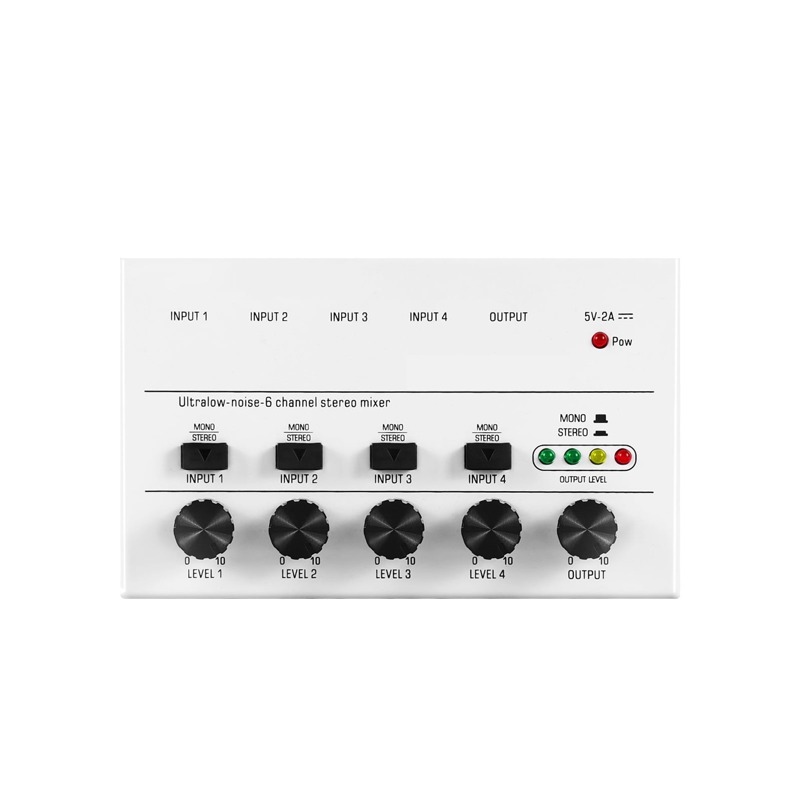 4 6 8 Channels Mini Sound Mixer Audio Mixer Mini Stereo Mixer Portable ...
