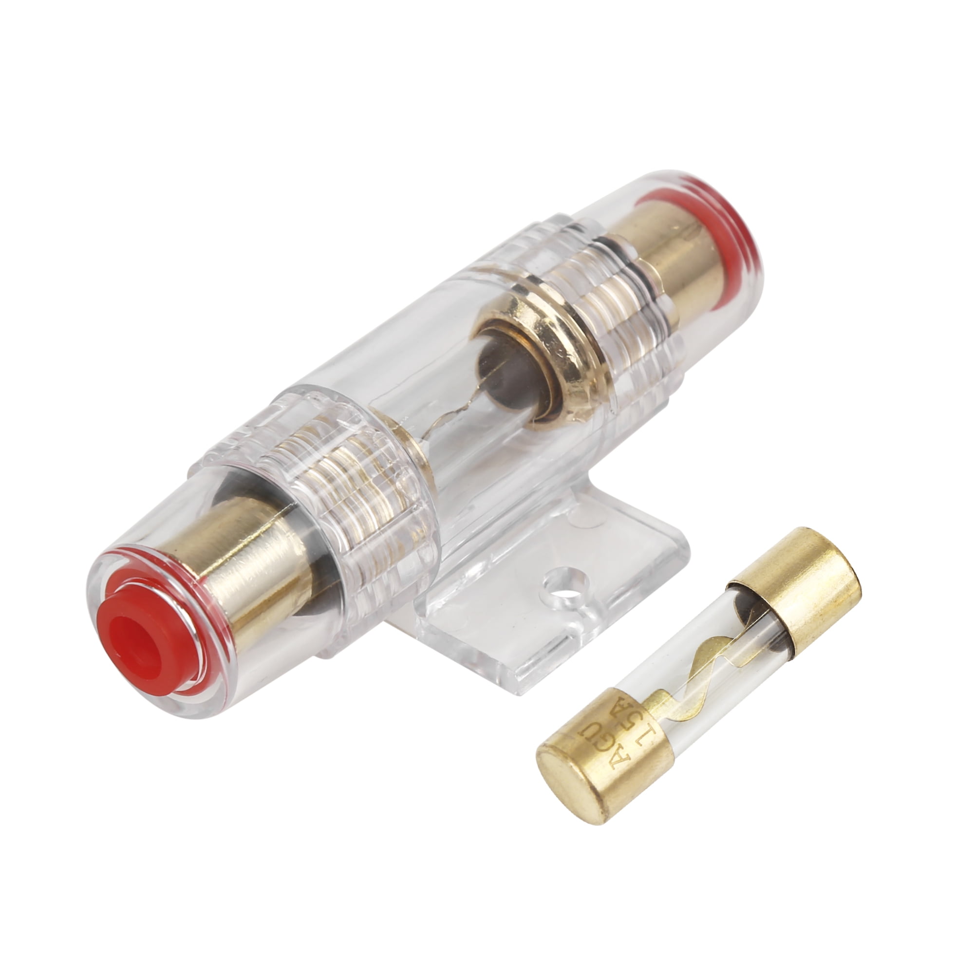 4 6 8 Gauge AWG In-line Fuse Holder with 15A AGU Fuses for Car Audio ...