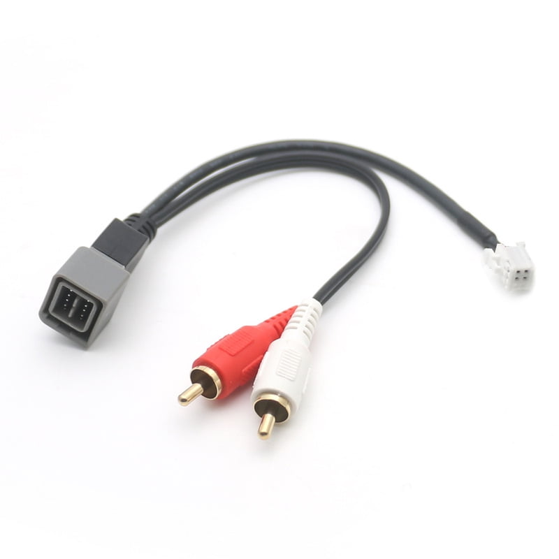 4 6 8 Pin USB AUX Cable Adapter for Nissan Cube Juke Versa Aftermarket ...