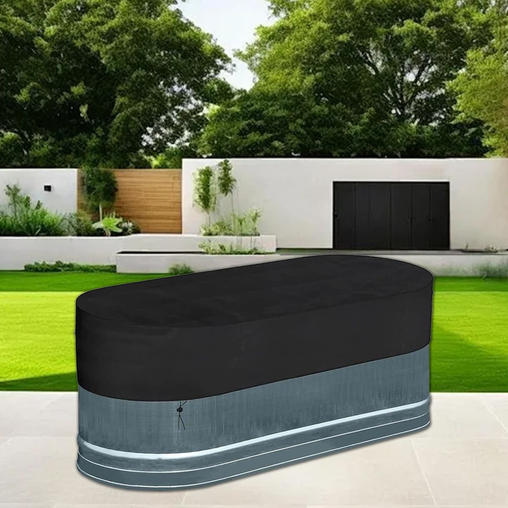 4/6/8 ft Cold Plunge Tub Cover Horse Trough Cover Stock Tank Cover for ...