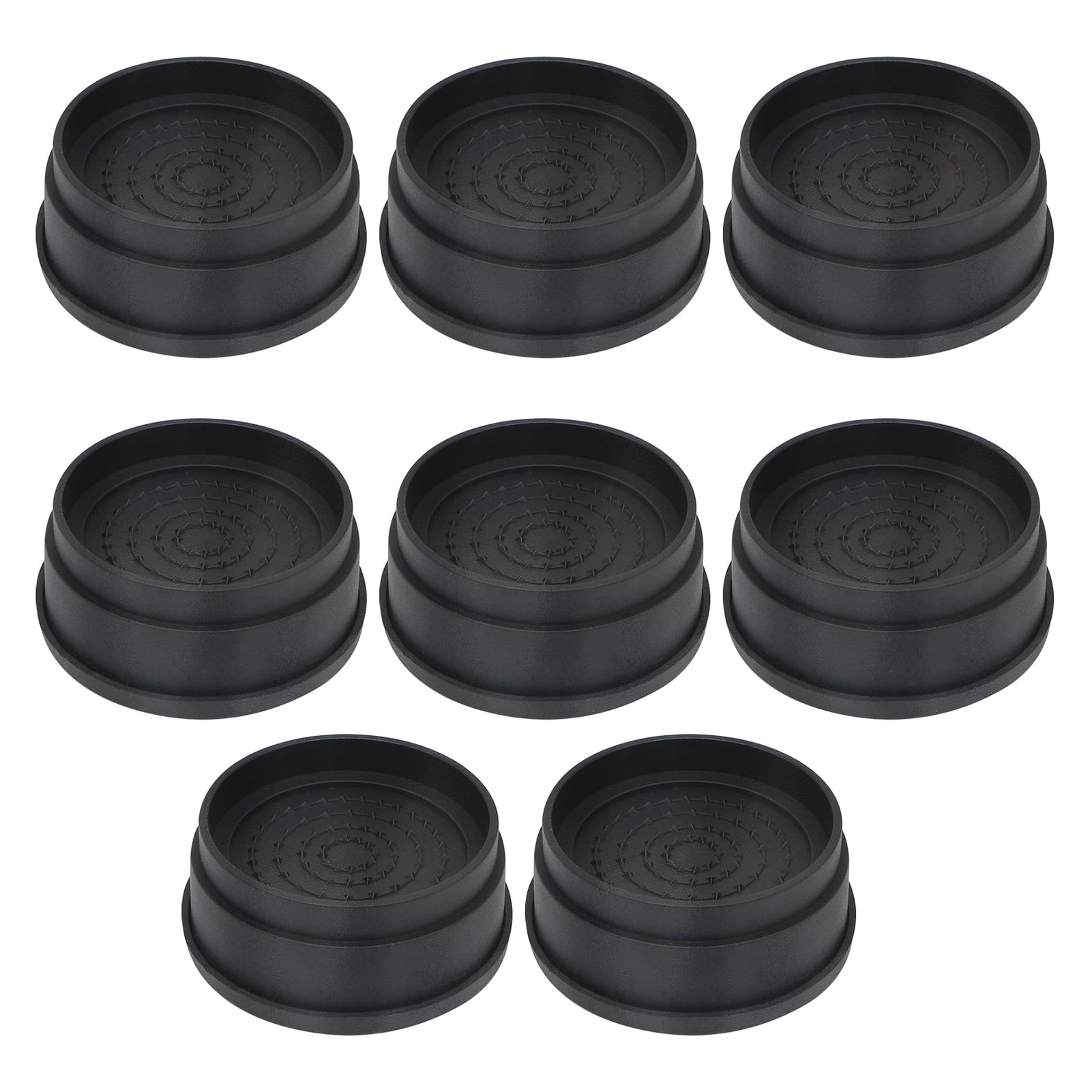 4/6/8Pcs 1/2-Inch Round Furniture Riser Heavy Duty Bed Riser Adjustable ...