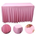 4/6/8ft Universal Stretch Spandex Table Cloth for Rectangle Tables ...