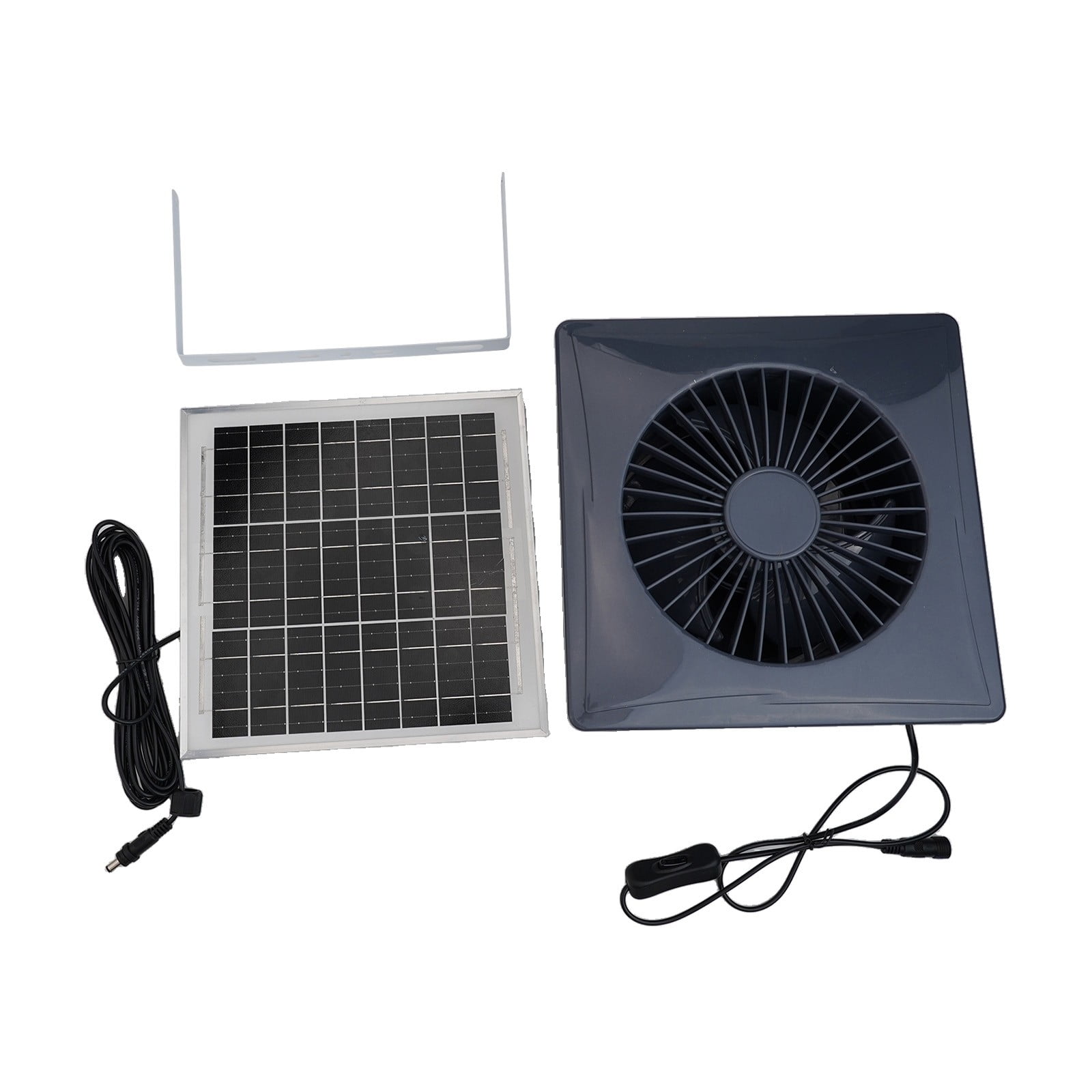4/6/8inch 12V Solar Panel With Extractor Ventilation Fan Air Vent For ...