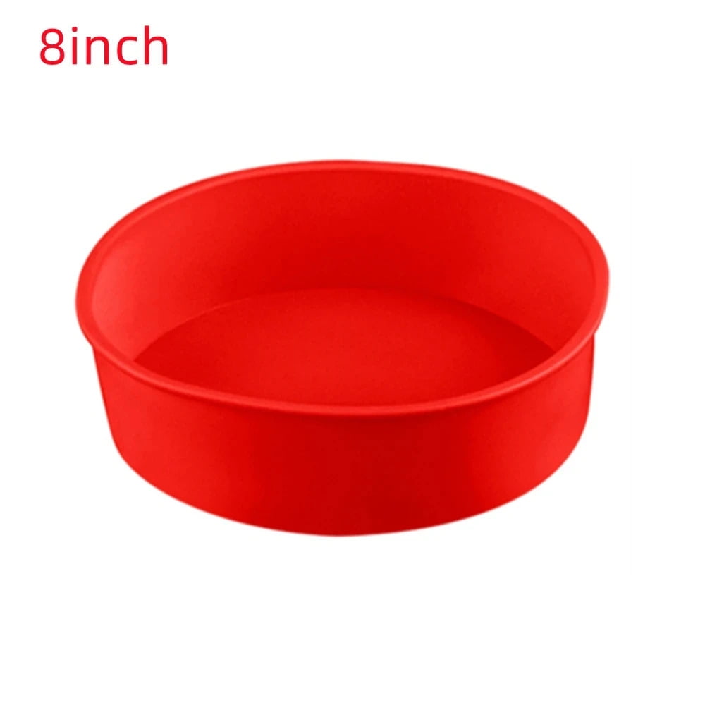 4/6/8inch Silicone Cake Mold Tray Pans Round Baking Mold Kitchen ...